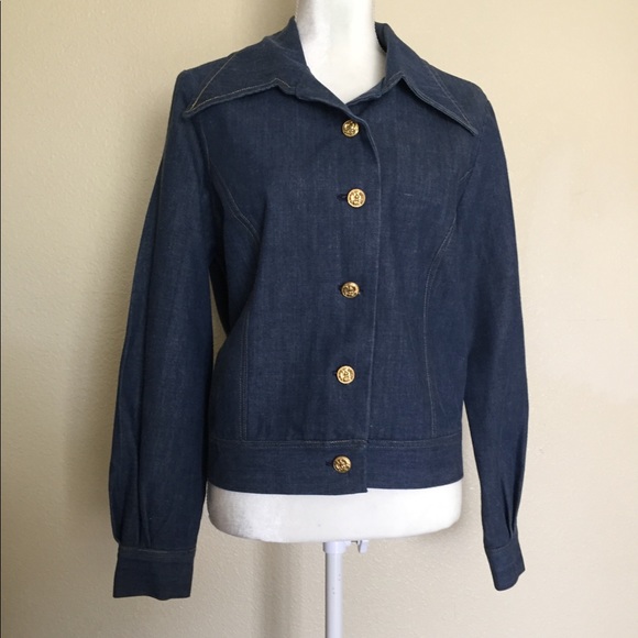 Vintage | Jackets & Coats | Vintage 976 Dagger Collar Denim Jacket ...